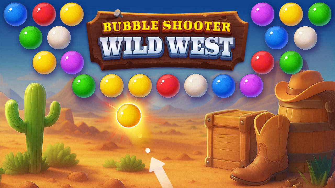 Bubble Shooter Wild West 🕹️ Play123'te Ücretsiz Oyna