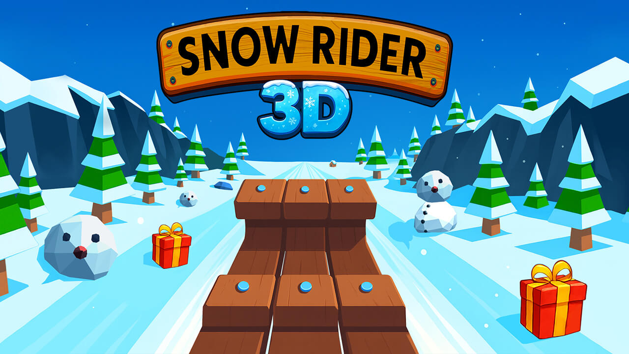 Snow Rider 3D 🕹️ Play123'te Ücretsiz Oyna